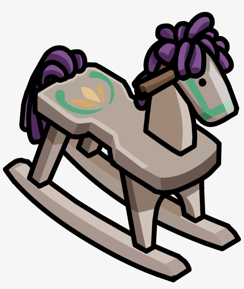 Painted Rocking Horse Icon - Club Penguin Rocking Horse - Free ...