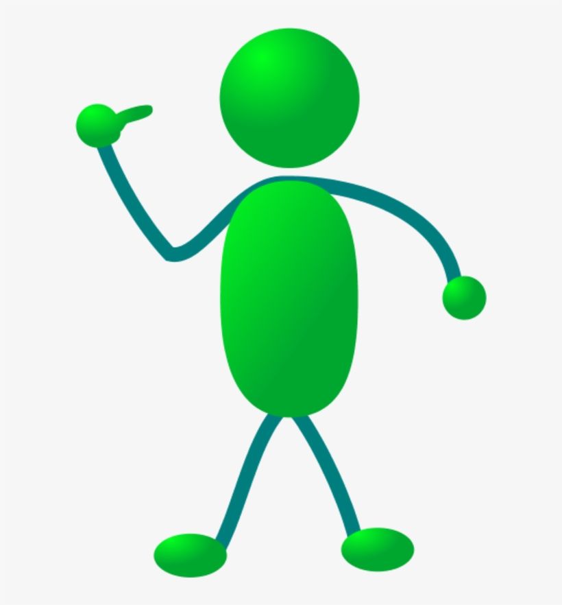 Finger Pointing Clipart - Stickman Clipart - Free Transparent PNG ...