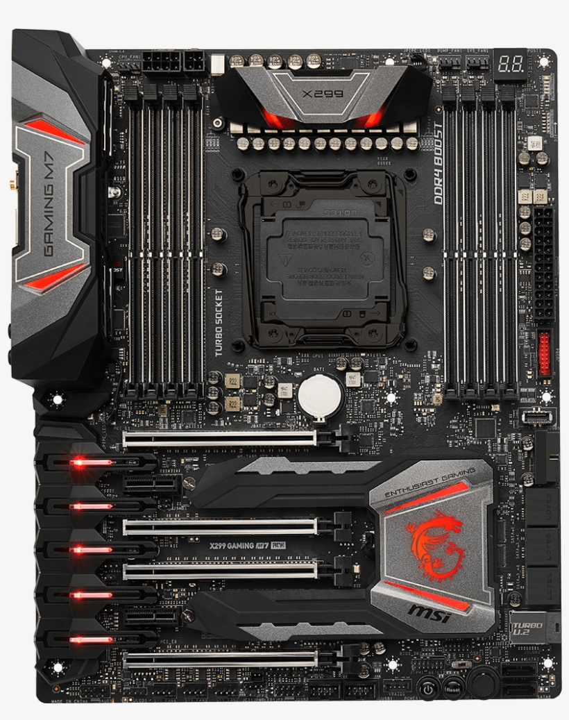 Msi X299 Gaming M7 Ack Gaming Motherboard - Msi X299 Gaming M7 Ack Atx ...