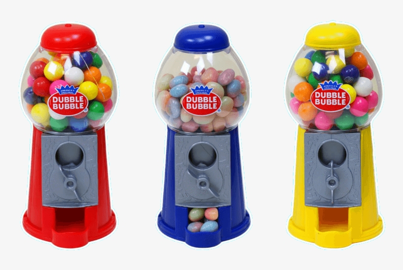 Dubble Bubble Dispenser Gumball Machine - Bubblegum Bubble Transparency ...
