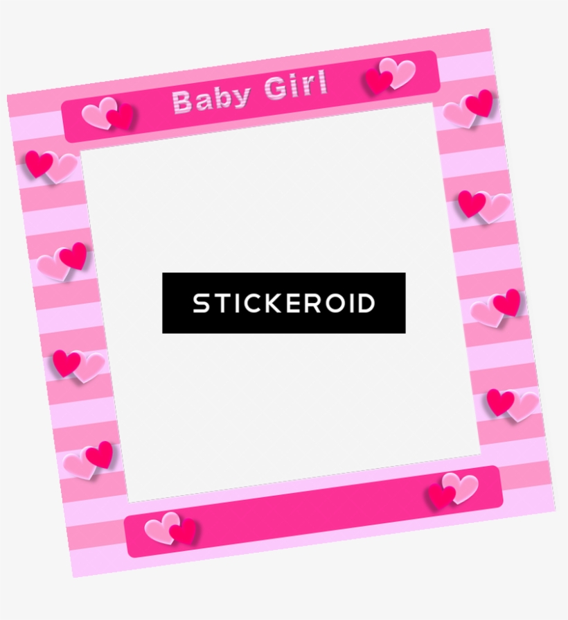Pink Border Frame Frames - Transparent Pink Frame - Free Transparent ...