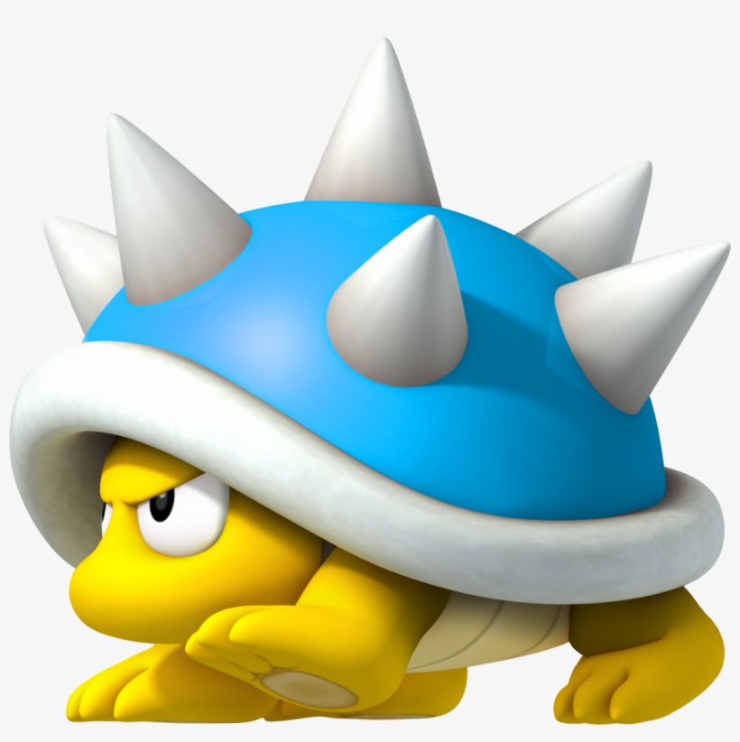 Sky Blue Spiny Mario - Free Transparent PNG Download - PNGkey