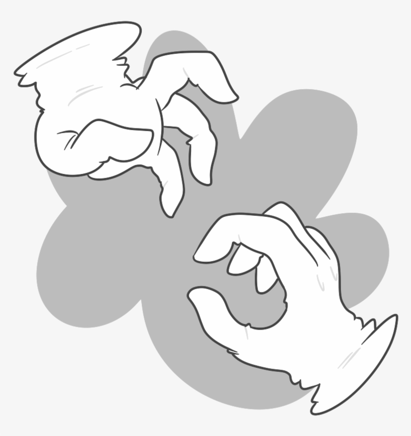 Master Hand & Crazy Hand - Illustration - Free Transparent PNG Download ...