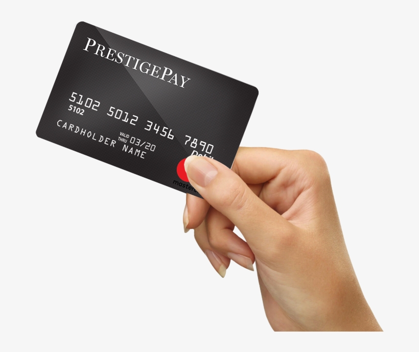Prepaid Debit Card - Atm Card In Hand - Free Transparent PNG Download ...