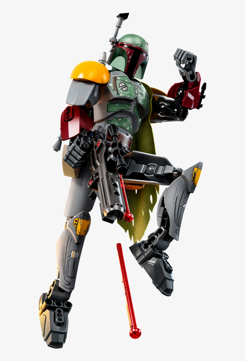 75533 Boba Fett - Boba Fett Lego Buildable Figure - Free Transparent ...