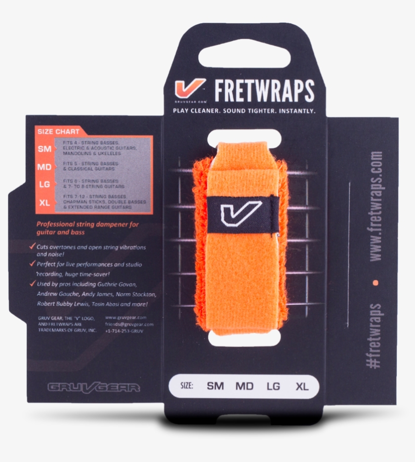 Fretwraps™ String Muters - Fret Wraps Gruv Gear - Free Transparent PNG ...