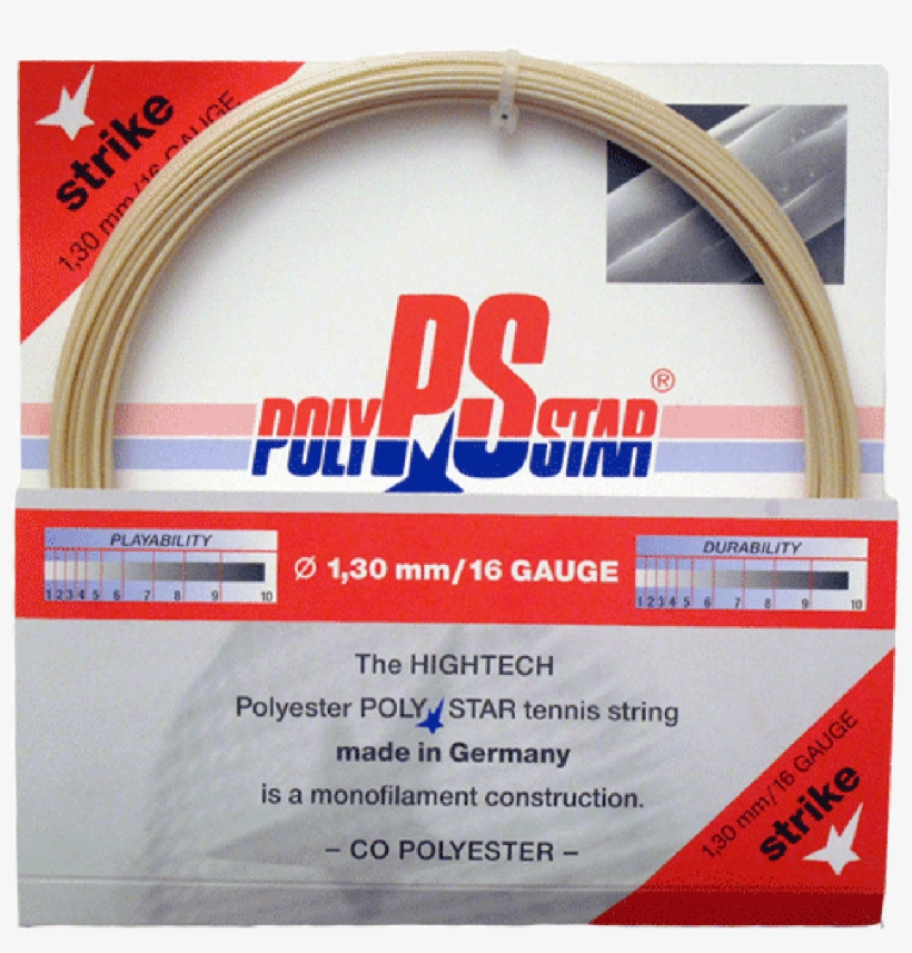 Poly Star Strike - Poly Star Poly Star Energy 16l Tennis String Natural ...