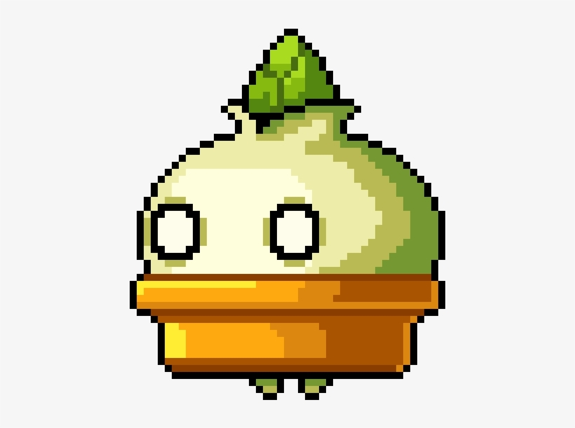 Potted Plant - Potted Plant Pixel Art - Free Transparent PNG Download ...