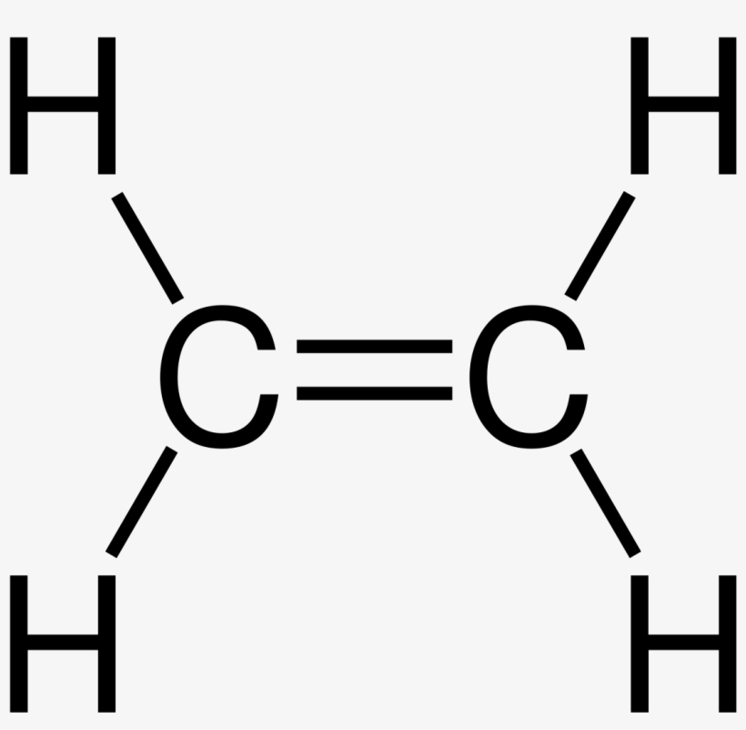 Structural Formula Of Ethene - Free Transparent PNG Download - PNGkey