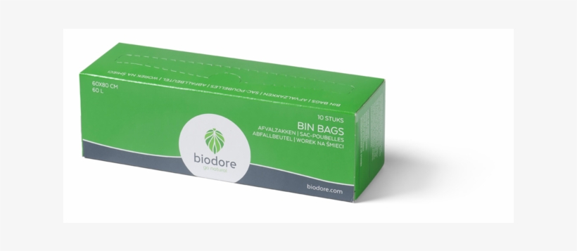 Biodore® Refuse Sack, Starch Blend, 60l, 60x80cm, Green - Biodore ...
