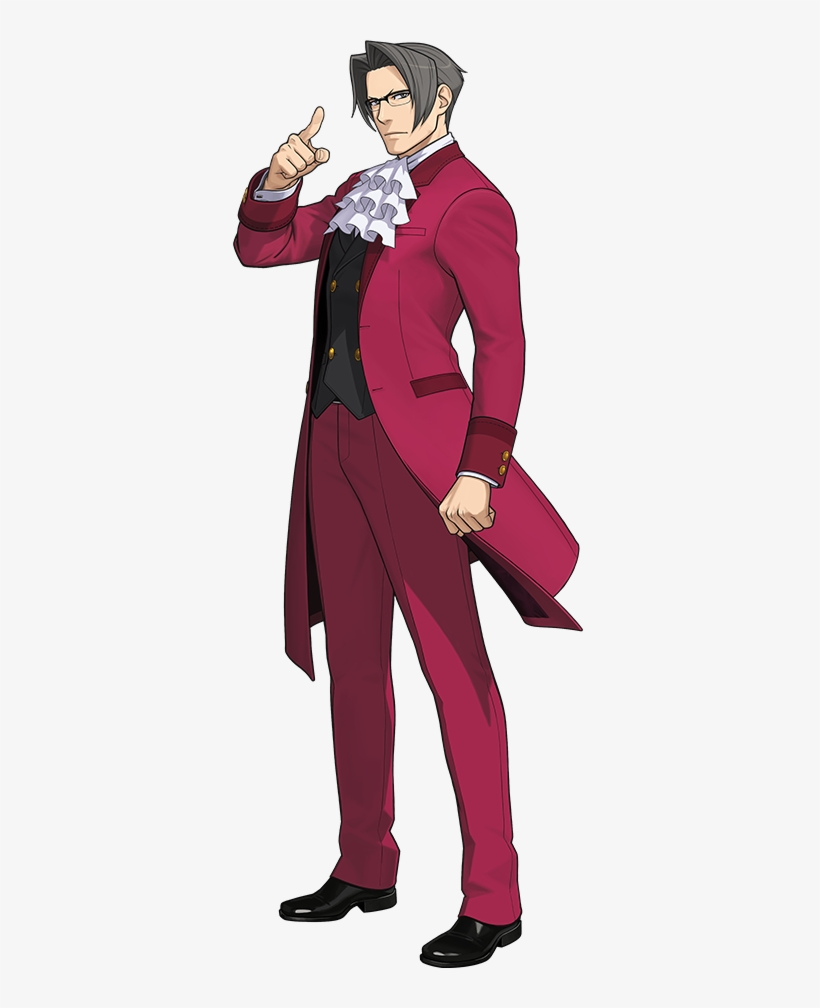 Pw Aa Soj - Miles Edgeworth Spirit Of Justice - Free Transparent PNG ...