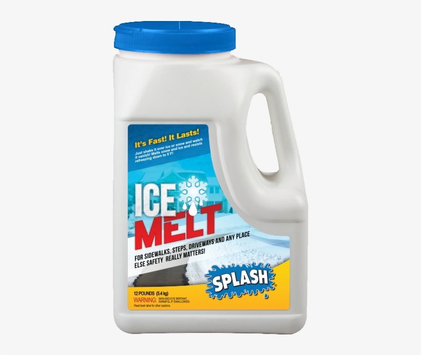 Ice Melt - Splash Ice Melt - 12 Lb - Free Transparent PNG Download - PNGkey