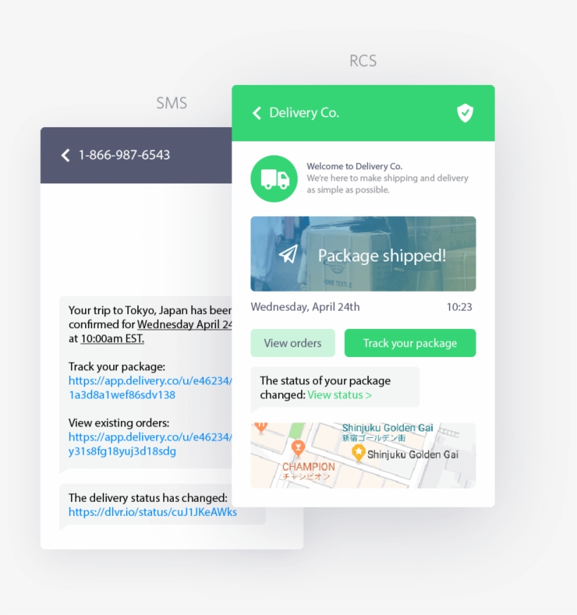 Send Branded Messages, Embed High-res Media, Cards, - Rcs A2p Sms ...