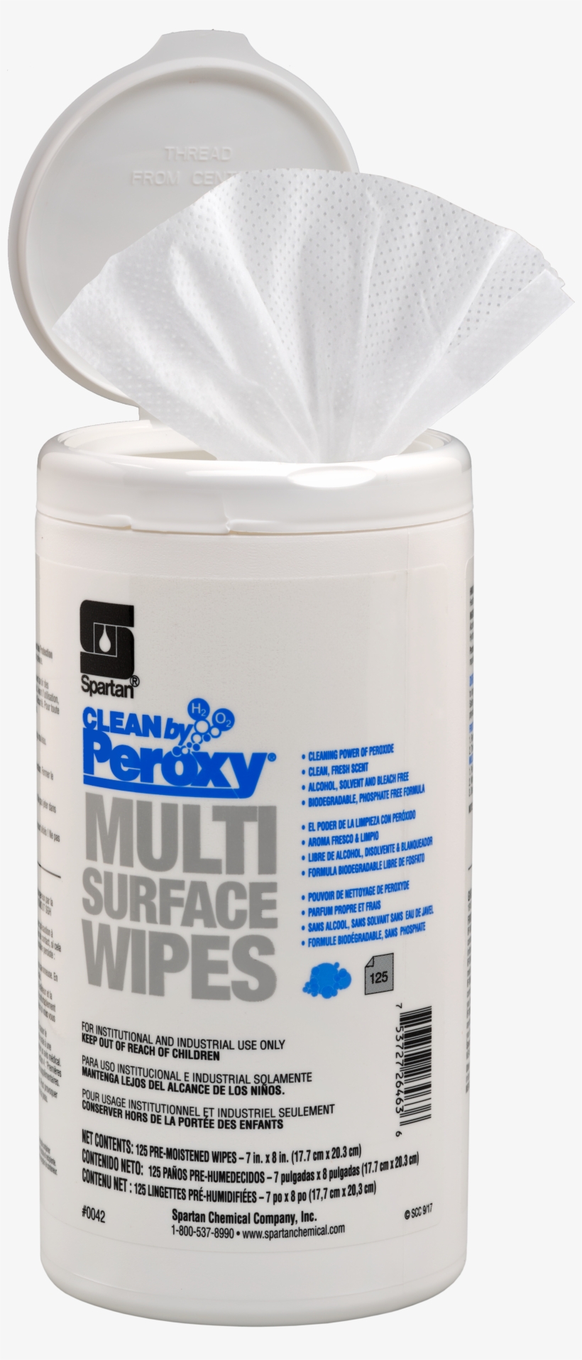 004206 Clean By Peroxy Multi Surface Wipes - Free Transparent PNG ...