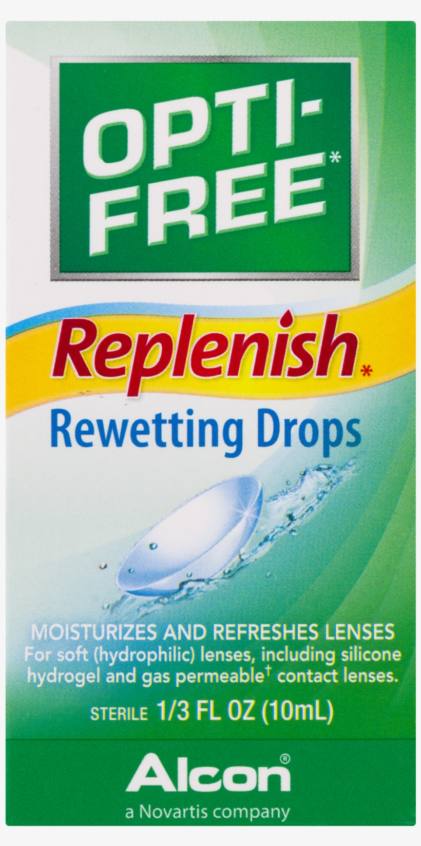 Alcon Opti-free Replenish Contact Lens Rewetting Eye - Opti-free ...