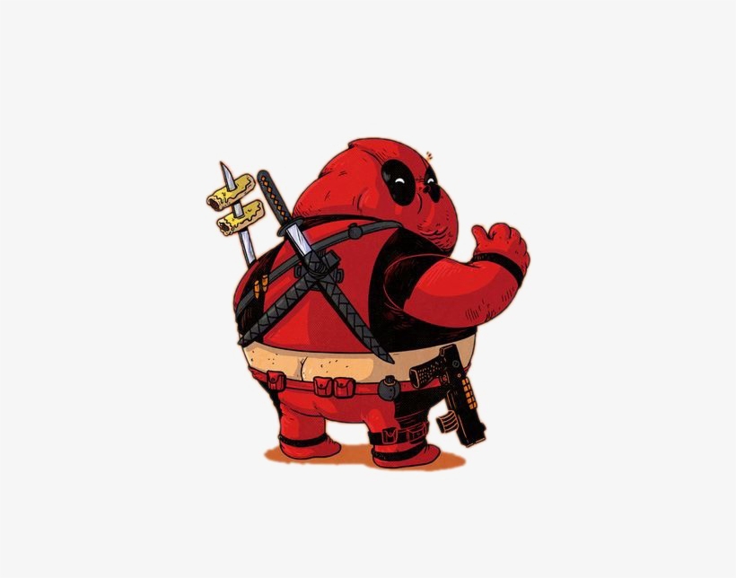 Deadpool Png Image Background - Fat Deadpool - Free Transparent PNG ...