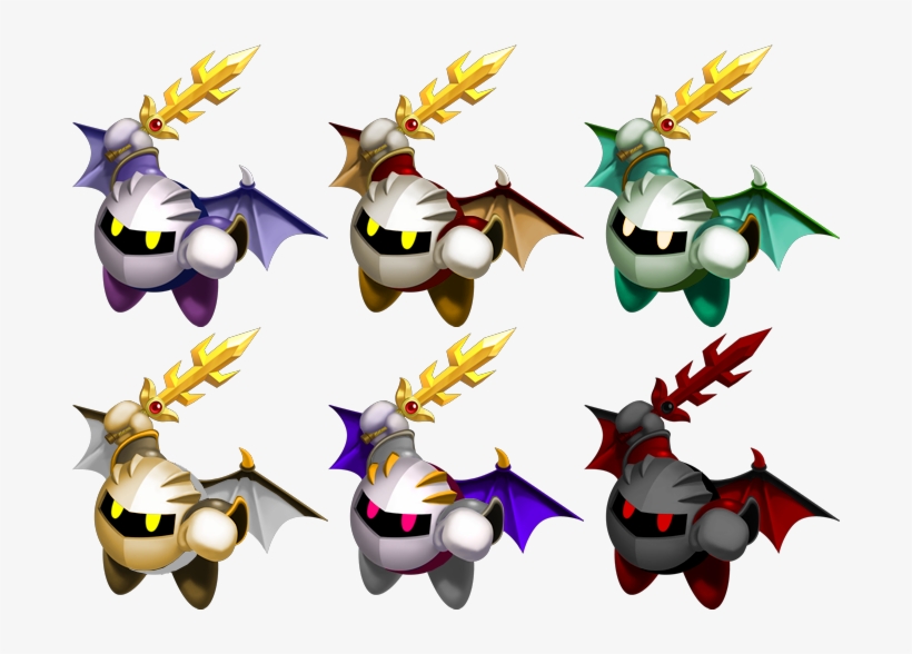 Metaknight Palette - Meta Knight Smash Colors - Free Transparent PNG ...