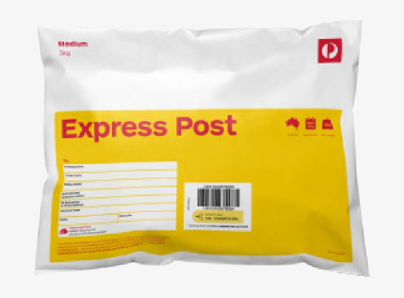 Express Post Medium Satchel - Free Transparent PNG Download - PNGkey