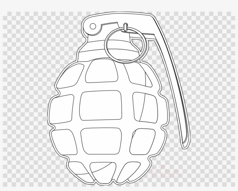 Grenade Cartoon Coloring Pages