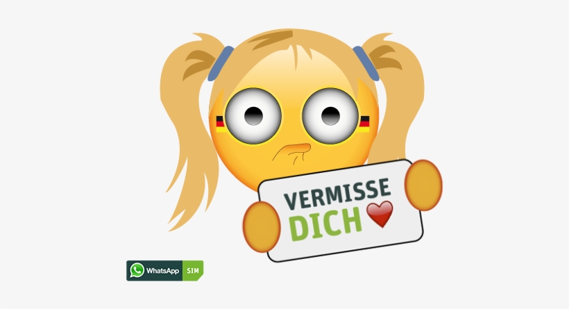 Angry Emoji Mit Gelbem Gesicht Und Deutschland Flaggen - Smiley Peace ...
