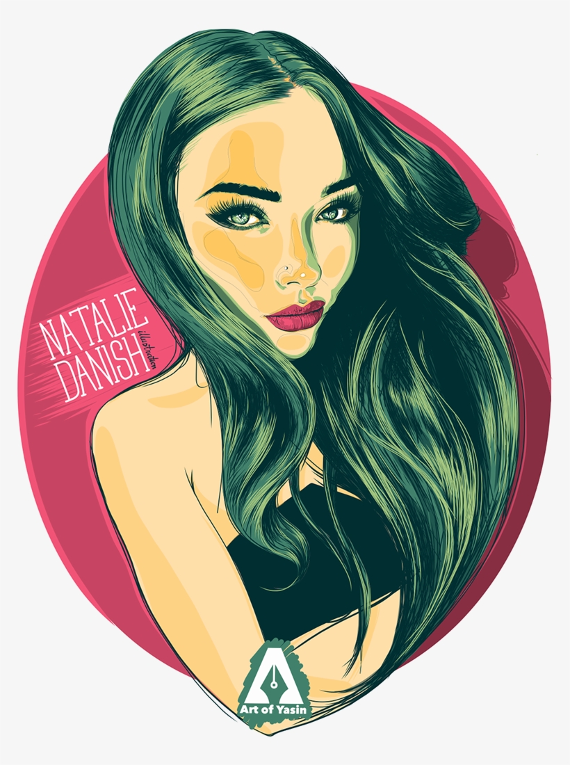 Natalie Danish - Drawing - Free Transparent PNG Download - PNGkey
