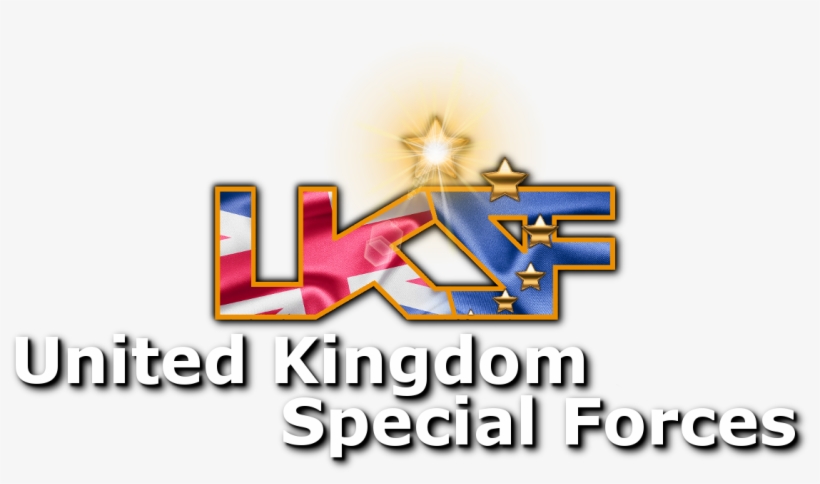 Uksf And Name White Logoand Flare - Uksf - Free Transparent PNG ...