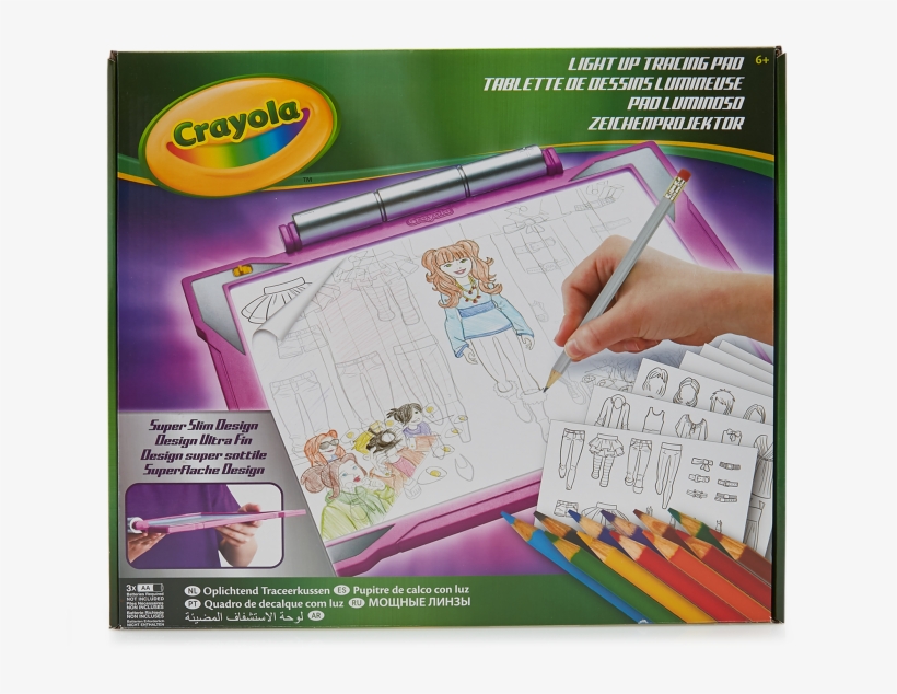 Pink Light Up Tracing Pad - Crayola Light Up Tracing Pad Assortment ...