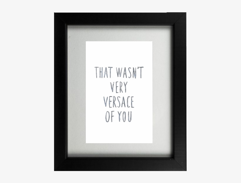 Fashionista Frame Versace - Picture Frame - Free Transparent PNG ...