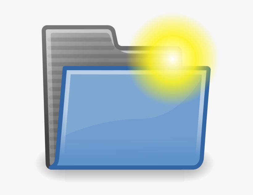New Folder Icon Clip Art At Clker - Newfolder - Free Transparent PNG ...