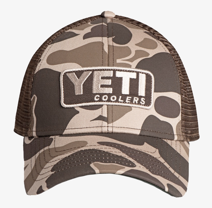 Yeti Custom Camo Hat With Patch - Yeti Coolers - Free Transparent PNG Download - PNGkey