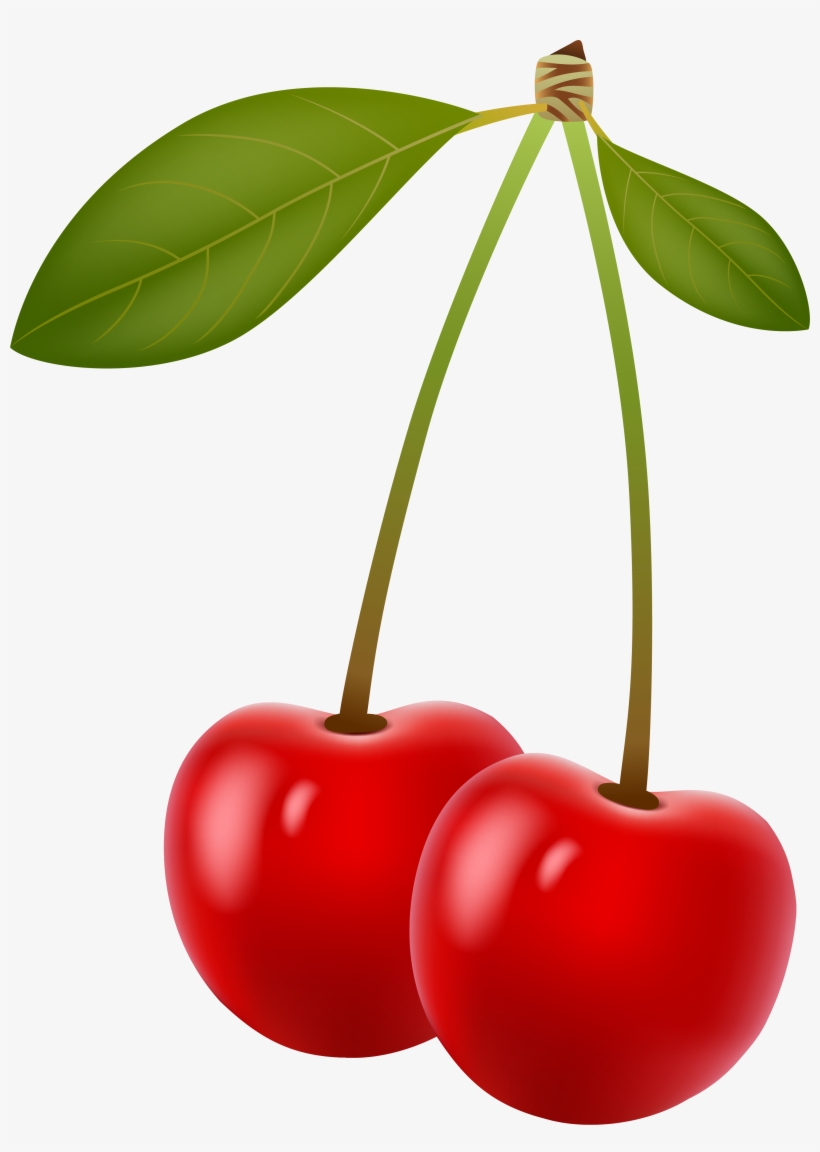 Graphic Download Berry Clip Art Red Fresh Sweet Transprent - Cerezas ...