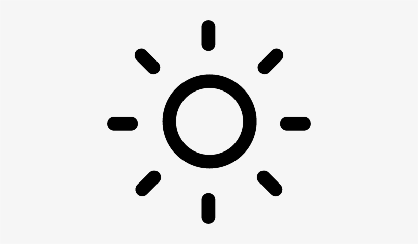 Sun Vector - Sunny Icon White Png - Free Transparent PNG Download - PNGkey