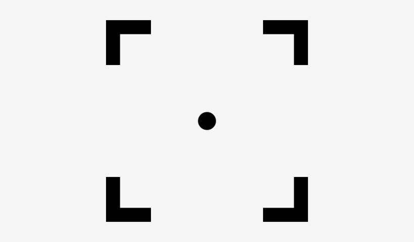 Selector Square Border Vector - Camera Crosshair Png - Free Transparent ...