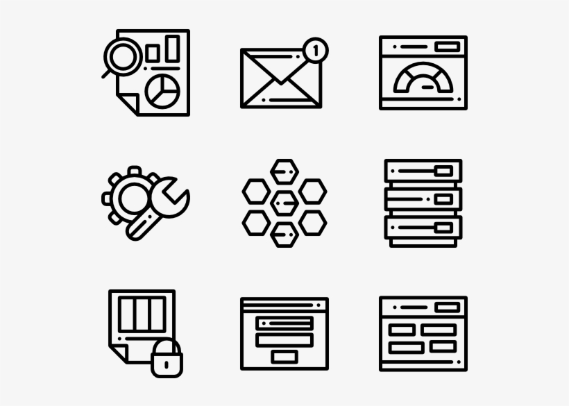Big Data - Design Icon - Free Transparent PNG Download - PNGkey
