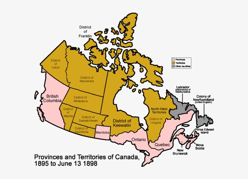 The District Of Saskatchewan Was A Regional Administrative - Map Of ...