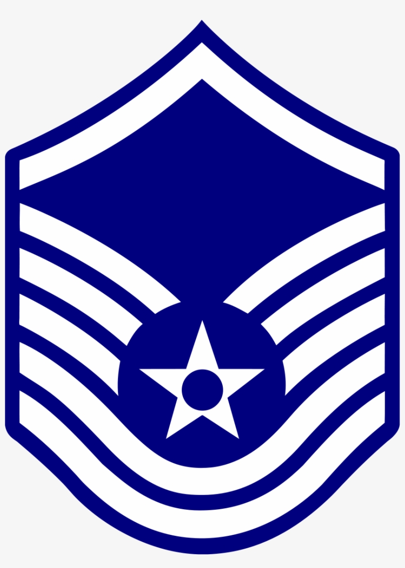 E7a Usaf Msgt - Master Sergeant Air Force - Free Transparent PNG ...