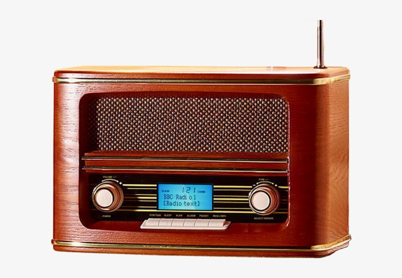 Retro Radio Png Banner Library - Dab Radio Vintage - Free Transparent ...