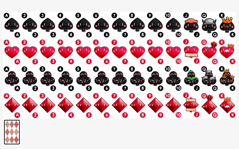 Deck - Deck Of Cards Sprite Sheet - Free Transparent PNG Download - PNGkey
