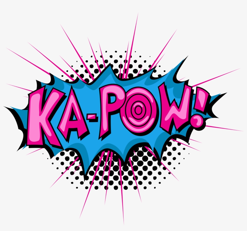 Pow Png Pink - Kapow Pink - Free Transparent PNG Download - PNGkey