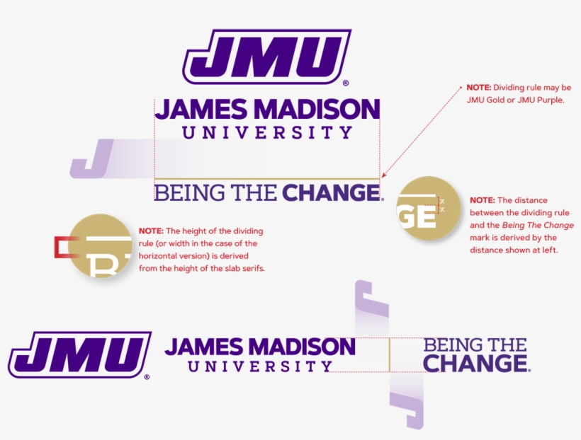 Logo With Btc Mark2 - James Madison University - Free Transparent PNG ...