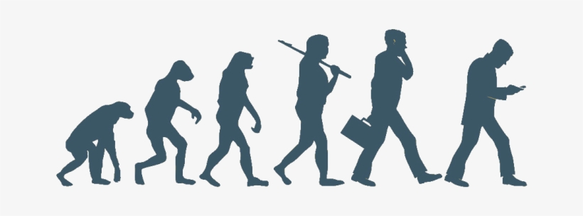 Evolution Large - Evolution Of Man To Robot - Free Transparent PNG ...