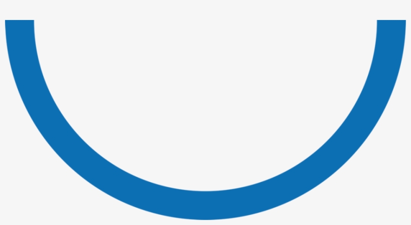 Logo Bleu En Demi Cercle