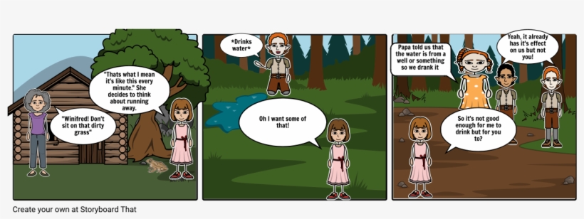Comic Strip "tuck Everlasting" - Comics - Free Transparent PNG Download ...