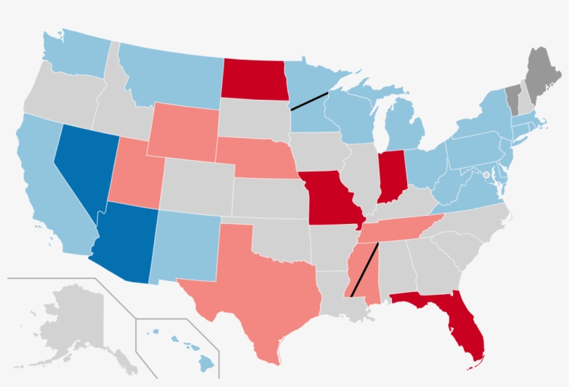 Same Sex Marriage Map Usa 2018 - Free Transparent PNG Download - PNGkey
