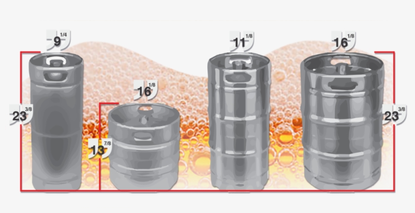 Kegsizes - 1 2 Keg - Free Transparent PNG Download - PNGkey