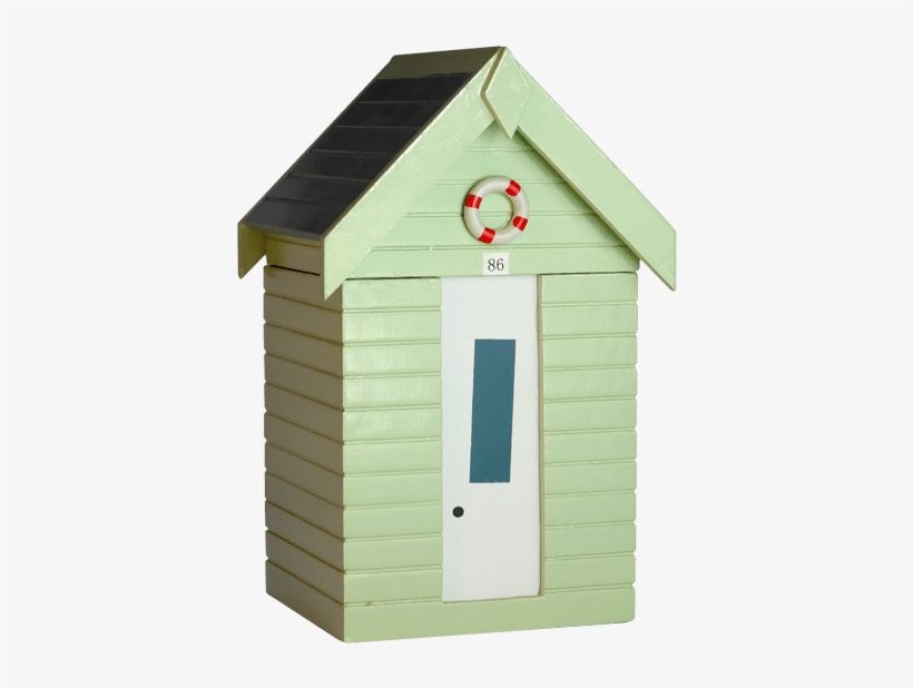 Pastel Green Beachhut - Beach Hut - Free Transparent PNG Download - PNGkey