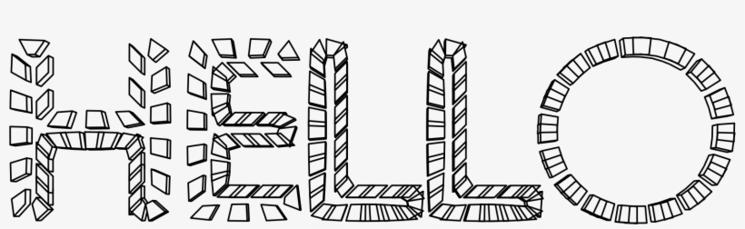 Text Made Out Of 3d Shapes - Free Transparent PNG Download - PNGkey