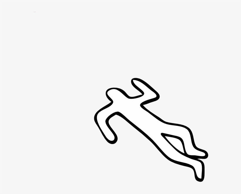 Dead Clipart Stick Figure - Crime Scene Clipart Png - Free Transparent ...