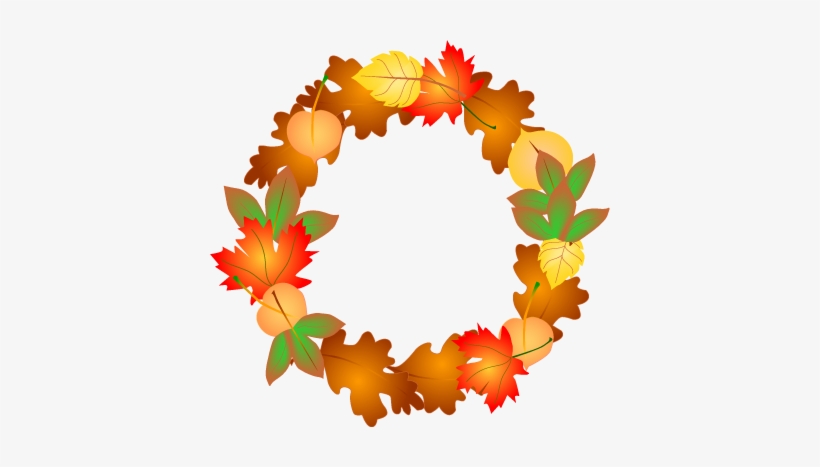 Fall And Autumn Clipart Seasonal - Fall Wreath Clip Art - Free ...