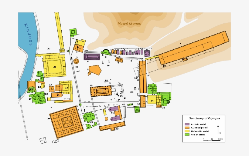 Map Of Olympia - Olympia Plan - Free Transparent PNG Download - PNGkey